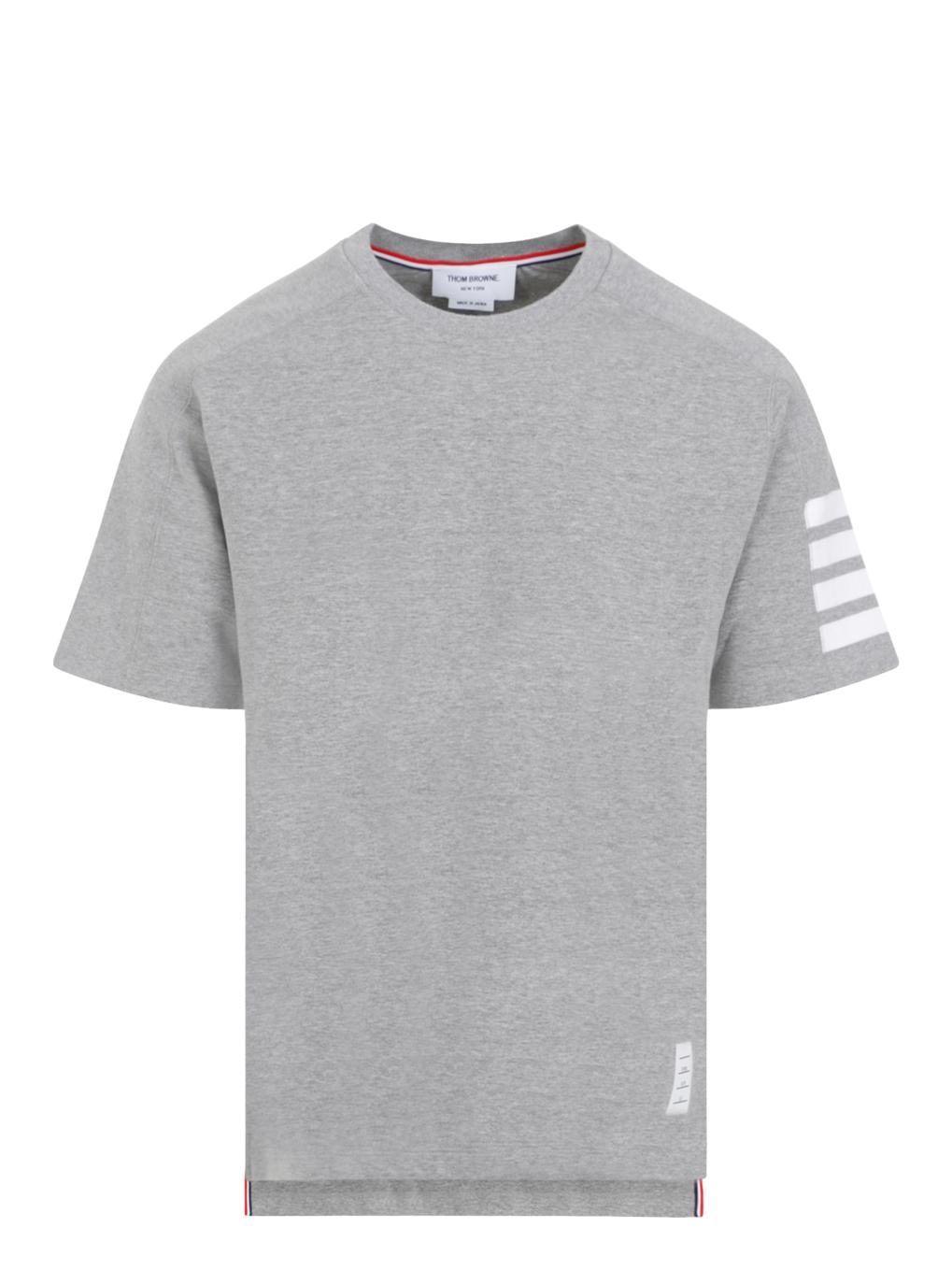 THOM BROWNE Thom Browne 4-Bar Stripe Crewneck T-Shirt